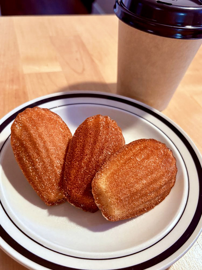 These madeleines, golden and shell-shaped, are the kind of simple perfection that would make Marcel Proust drop his pen and reach for another.