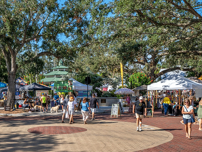 The Sunday Market transforms downtown into a bustling community gathering where locals exchange everything from fresh produce to neighborhood gossip.