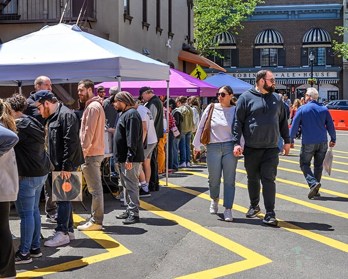 Street festivals transform Red Bank into a pedestrian paradise, where local vendors, live music, and the mingling crowd create that perfect weekend vibe.