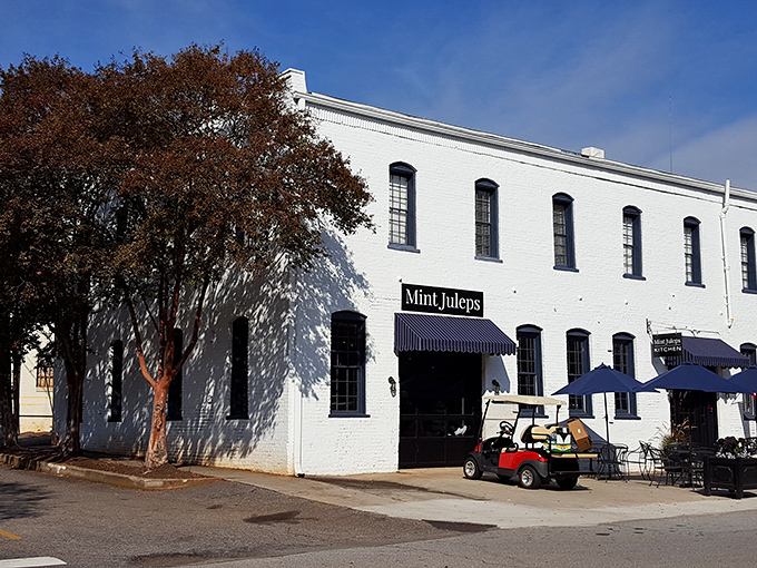 Mint Juleps occupies a whitewashed slice of history where Southern cuisine gets the respect it deserves, porch seating included.