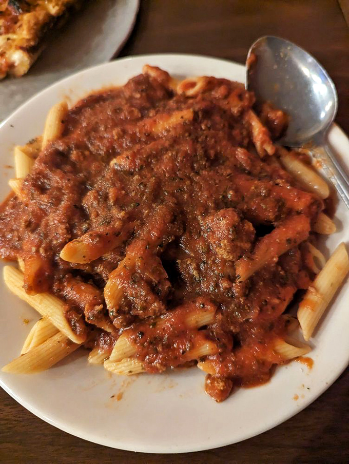 Pasta that doesn't need a passport to transport you straight to an Italian family dinner where seconds aren't just offered, they're expected.