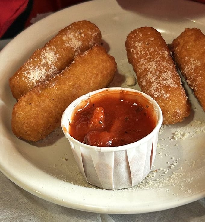 Mozzarella sticks so golden and perfectly crispy, they could convince anyone that stretchy cheese makes everything in life better.