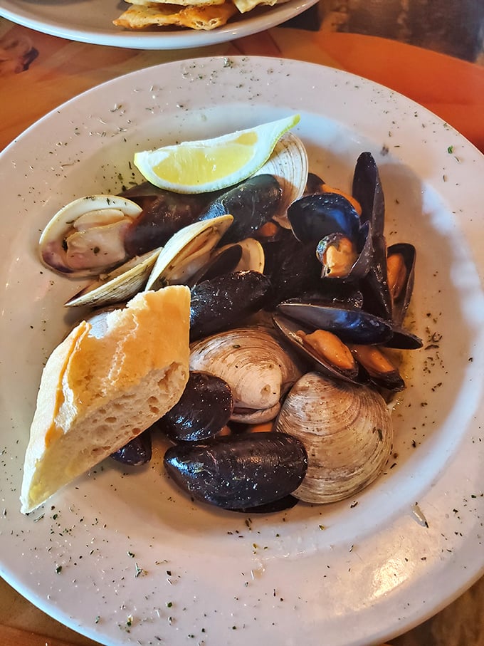These mussels and clams aren't just appetizers; they're an invitation to a Mediterranean holiday without leaving Ohio.