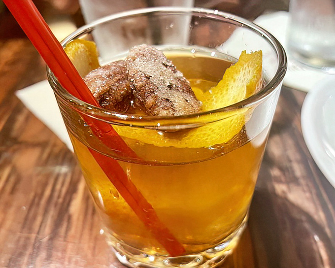 This Old Fashioned isn't just a cocktail, it's a time machine to when drinks were strong and life was simpler.