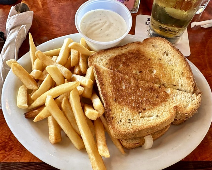 A sandwich and fries that remind you why classics never go out of style. Simple perfection that doesn't need Instagram filters to look good.