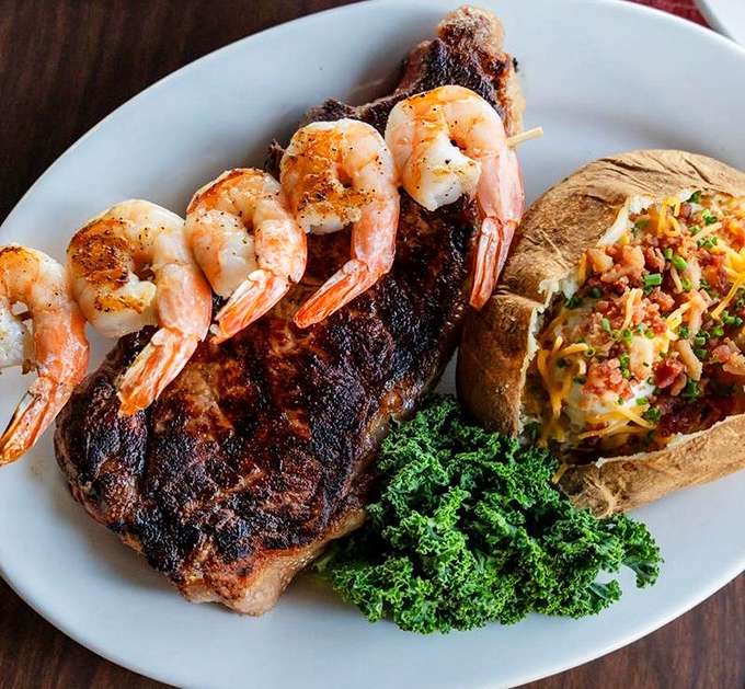 When land and sea join forces, magical things happen&mdash;like this steak and shrimp combo that makes choosing between them completely unnecessary.