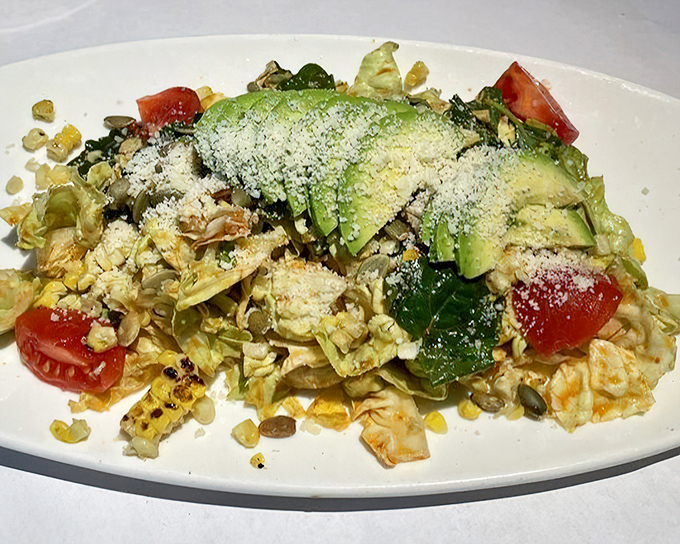 A Peruvian salad that proves vegetables can party too. Those avocados and corn aren't just ingredients&mdash;they're having the time of their lives.