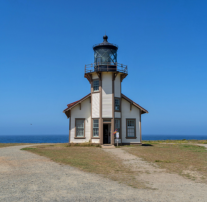 This lighthouse has been photobombing family vacation pictures for generations, standing proudly against the endless blue of sky and sea.