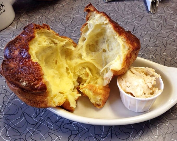 This popover isn't just baked&mdash;it's dramatically inflated like it's auditioning for a bread commercial, with a hollow center perfect for melting butter.