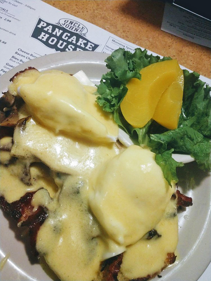 The Portobello Melt proves that Uncle John's hollandaise game is stronger than most relationships &ndash; rich, dependable, and worth getting out of bed for.