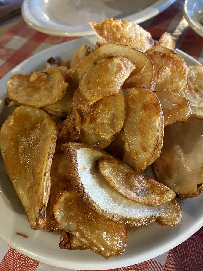 These aren't your average potato chips&mdash;they're house-made slices of potato transformed into crispy, golden treasures that put the bagged variety to shame.