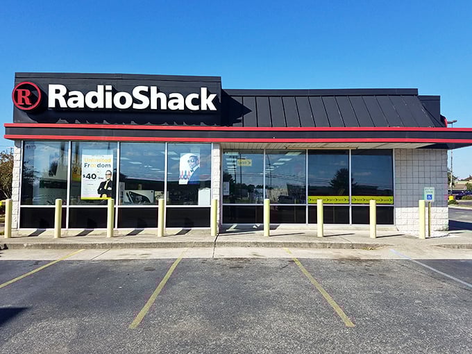 Even RadioShack survives in Kinston! Like finding a vinyl record store or a phone booth &ndash; nostalgic retail that refuses to surrender to time.