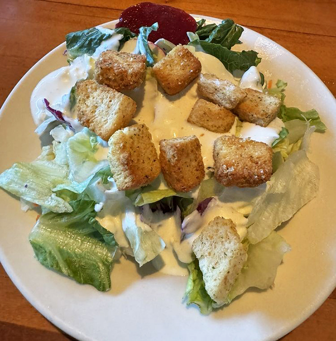 A salad that knows its role in the steakhouse experience&mdash;the opening act that sets the stage for the headliner.