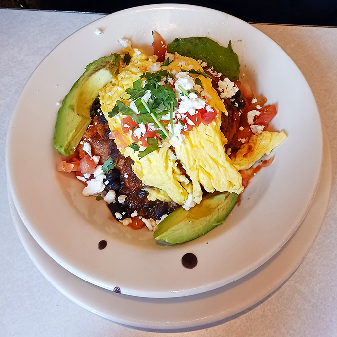 Avocado, eggs, and all things wonderful come together in this breakfast bowl that's basically a morning party your taste buds are invited to.
