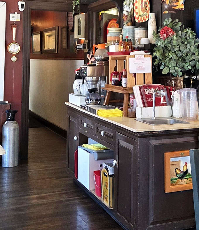 The sauce station&mdash;where culinary dreams are enhanced and chicken gets its final blessing before the first heavenly bite.