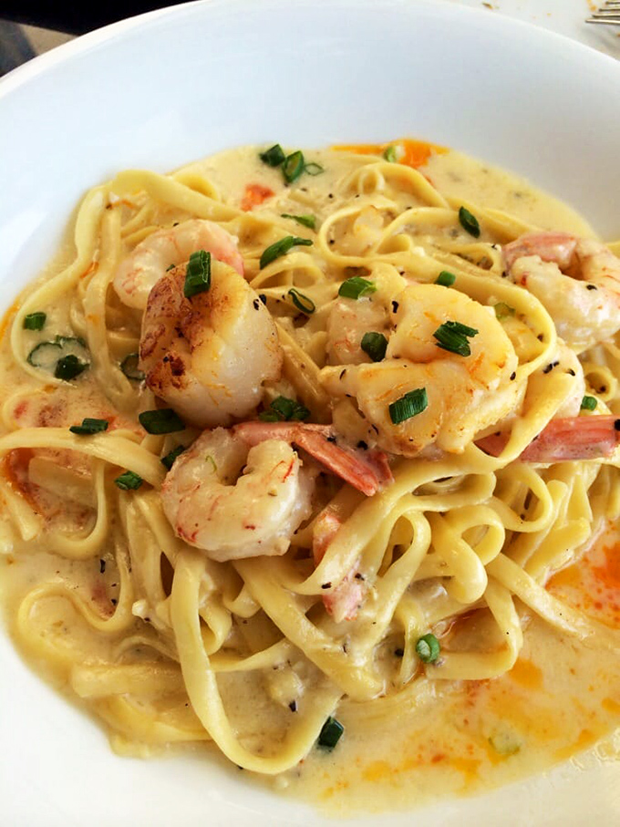 Seafood pasta that would make Neptune himself put down his trident and pick up a fork.