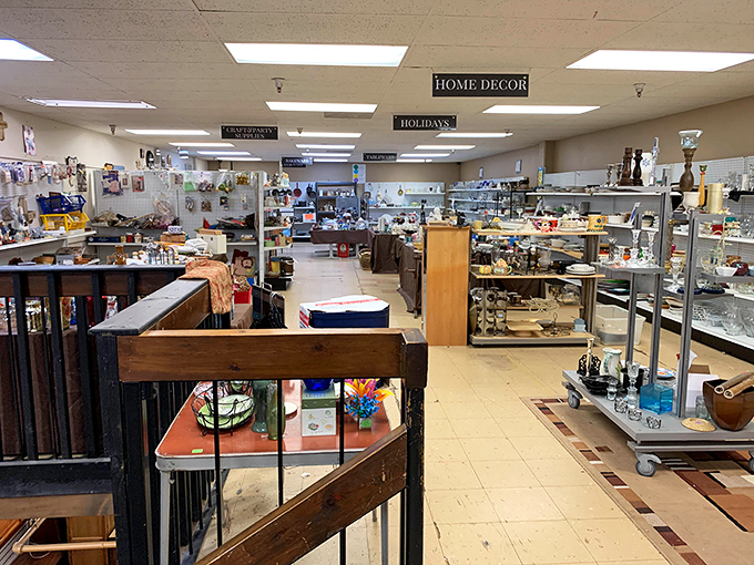 Home d&eacute;cor heaven awaits! From quirky knickknacks to practical treasures, this corner of the store transforms houses into personality-filled homes.