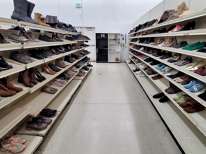 Shoe heaven stretches before you – a perfectly organized pathway of footwear possibilities that won't give your credit card nightmares.