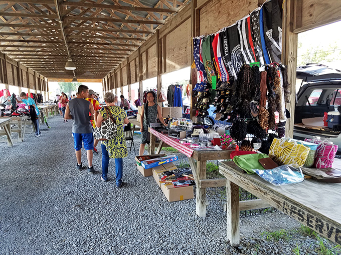 The covered walkways of Big D create a treasure-hunting community where strangers become comrades in the quest for unexpected finds.