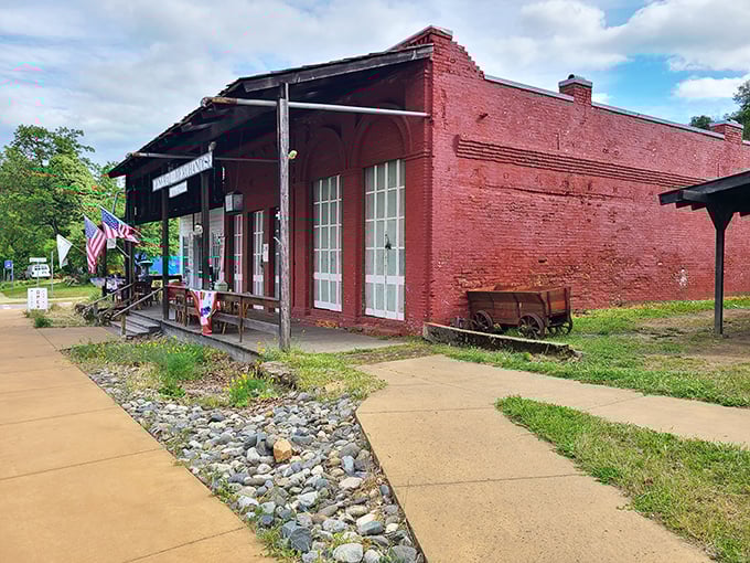 Old train depot turned local gathering spot &ndash; where history meets hungry locals every single day.