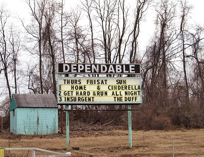 The marquee tells the story: multiple screens, multiple chances to escape reality. "Home" and "Cinderella" playing tonight feels poetically right.