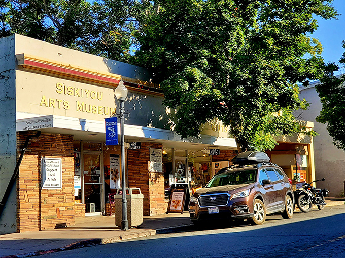 The Siskiyou Arts Museum showcases local creativity in a building that's seen more history than your high school textbook ever covered.