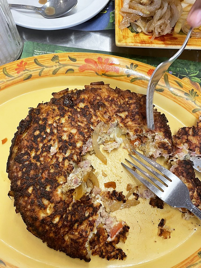 An omelette with serious personality. Golden-brown perfection filled with savory delights that would make even a French chef tip their toque in respect.