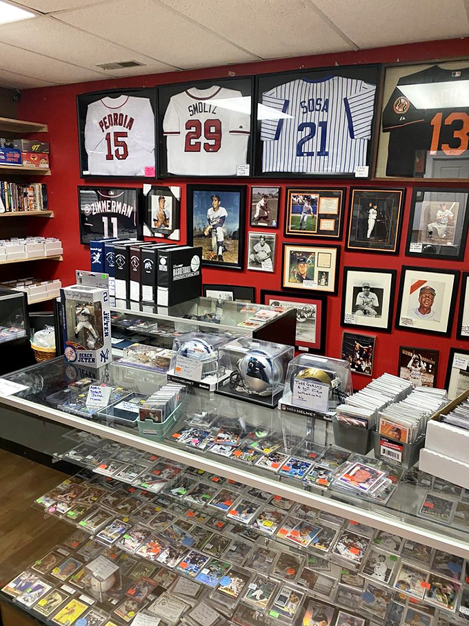 Baseball heaven for card collectors and jersey enthusiasts. Warning: May cause spontaneous recitation of statistics from 1986.
