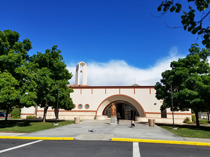 St. Joseph's Church anchors the community with architectural grace that speaks to enduring small-town values.