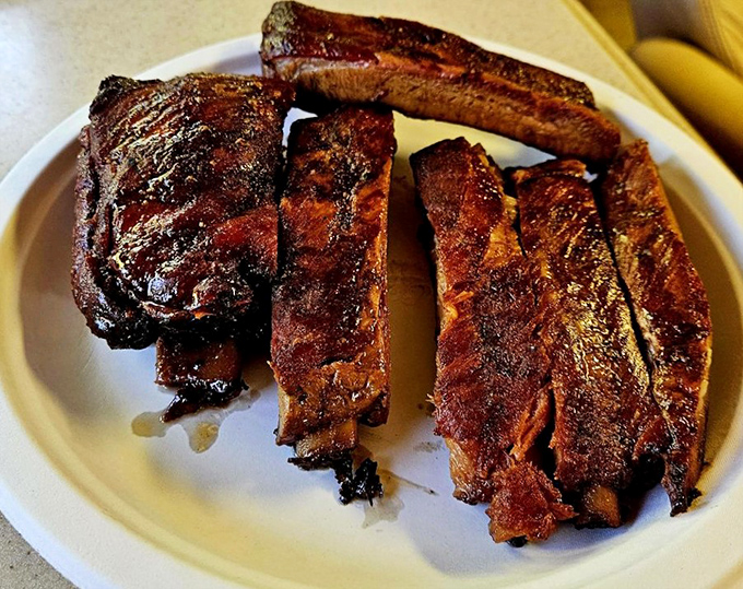 Ribs that make you reconsider your table manners &ndash; when meat falls off the bone this perfectly, Emily Post would surely make an exception.