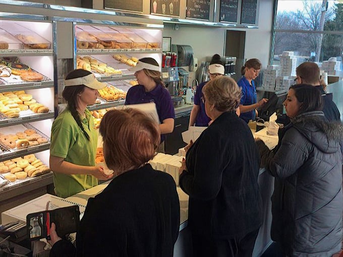 The weekend rush at Yum Yum &ndash; where patience is rewarded with freshly made treasures and the staff moves with practiced precision.