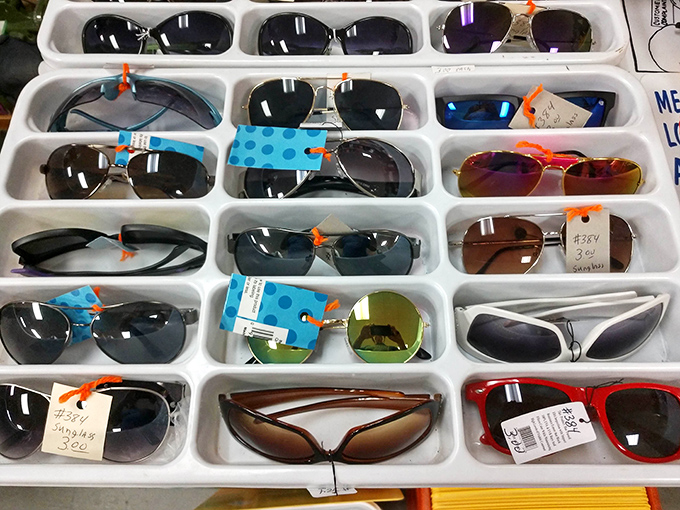 Sunglasses with stories to tell &ndash; each pair once witnessed vacations, road trips, or just someone looking cooler than they felt at the time.