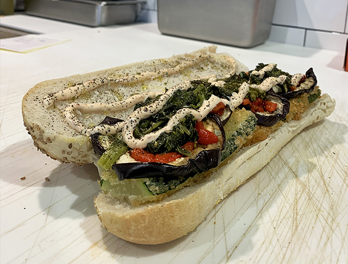 The veggie hoagie &ndash; proof that vegetables can be just as indulgent as their meaty counterparts when placed in the right hands.