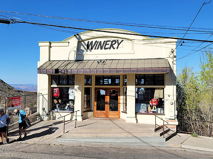 Jerome's wineries offer tastings with a view that rivals Napa&mdash;proving Arizona's high desert can produce both copper and cabernet.