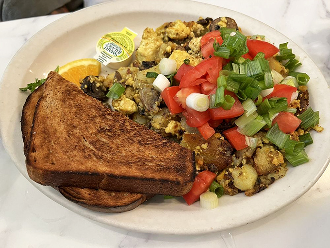 The Tofu Mess proves vegetarians aren't settling for side dishes&mdash;this colorful plate could convert even the most dedicated carnivore for at least one meal.