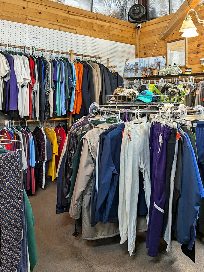 Men's clothing arranged with military precision&mdash;find everything from casual Friday polos to "impress the in-laws" Sunday best.