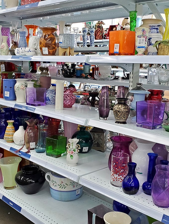 The vase section dazzles with color and form&mdash;from mid-century modern to grandma's china cabinet classics, all priced for everyday splurges.