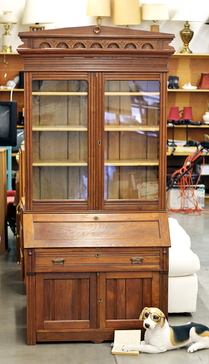 Craftsmanship from an era when furniture was built to last generations. This cabinet has more character than most modern homes.
