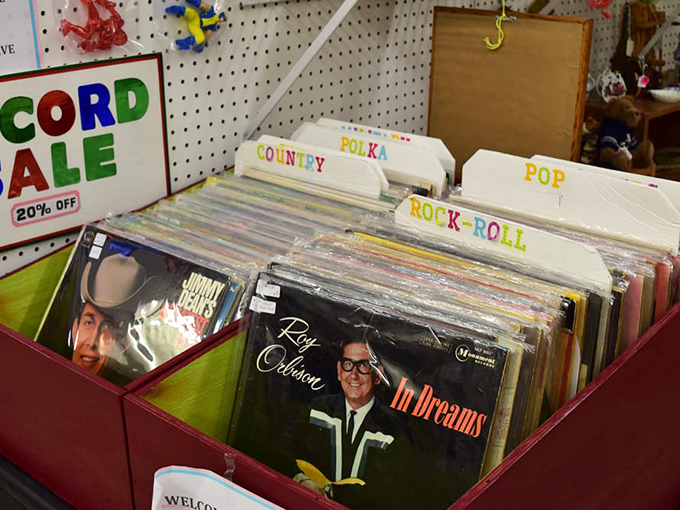 Vinyl treasures organized by genre&mdash;because nothing says "I have sophisticated taste" like a vintage Roy Orbison album.