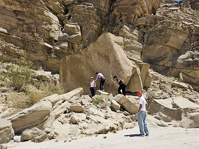 Rock climbing or modern art installation? These geological wonders have been sculpting themselves for millions of years without a single art school degree.