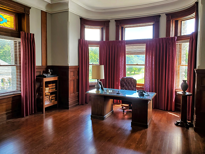 Where absolute power once sat behind a desk, making decisions that shaped thousands of confined lives.