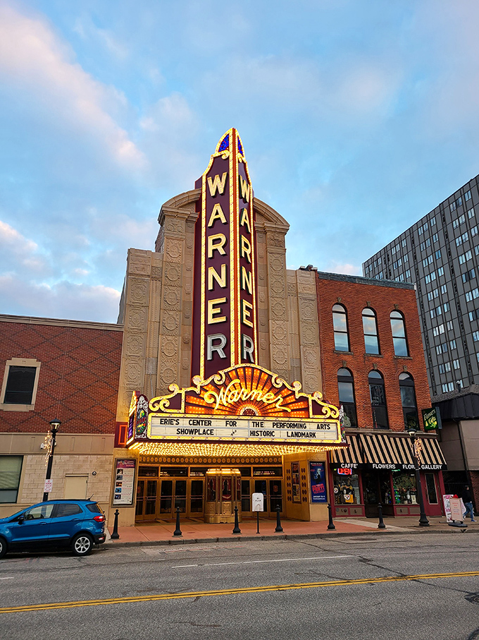 The Warner Theatre's marquee lights up downtown with Broadway-caliber shows at Pennsylvania prices. Culture doesn't have to break the bank!