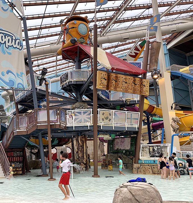 Wait—is this a water park? Some Pocono visitors combine their outlet shopping with nearby aquatic adventures for the ultimate family day.
