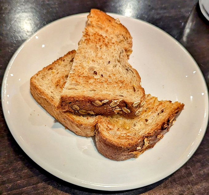 Sometimes the simplest things are the most satisfying&mdash;toasted multigrain bread, the perfect canvas for butter, jam, or avocado adventures.
