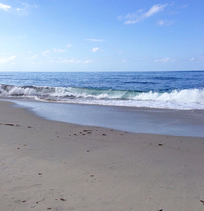Windansea Beach's pristine shores offer the perfect backdrop for contemplating life's big questions, like "Why don't I live closer to the ocean?"