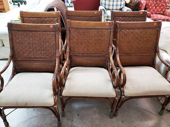 These woven chairs aren't just furniture&mdash;they're conversation pieces waiting to transform your Florida lanai into a tropical retreat worthy of a magazine spread.