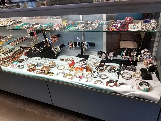 A jewelry case that sparkles with possibility&mdash;one person's forgotten accessory is another's perfect finishing touch.