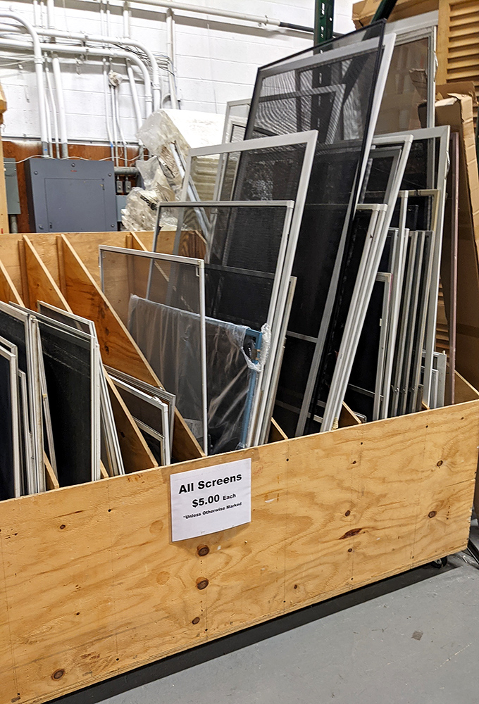 Window screens for $5 each&mdash;because keeping bugs out of your house shouldn't cost more than the bugs would pay in rent if they could contribute.