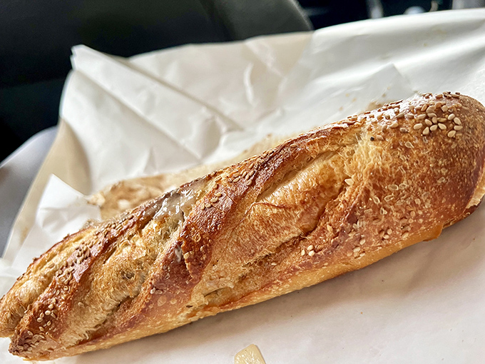 The foundation of greatness&mdash;Angelo's legendary bread with that perfect crust would make a Parisian baker nod in approval.