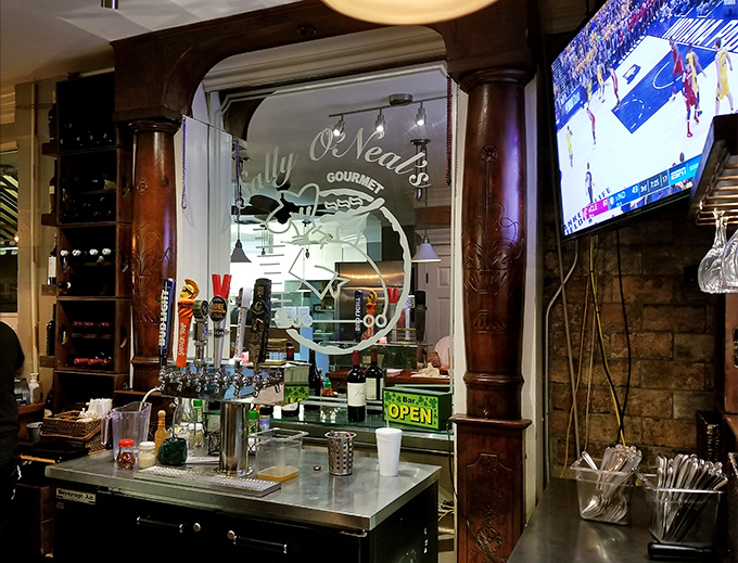 The bar area feels like that perfect neighborhood spot where everybody might not know your name yet, but they soon will.